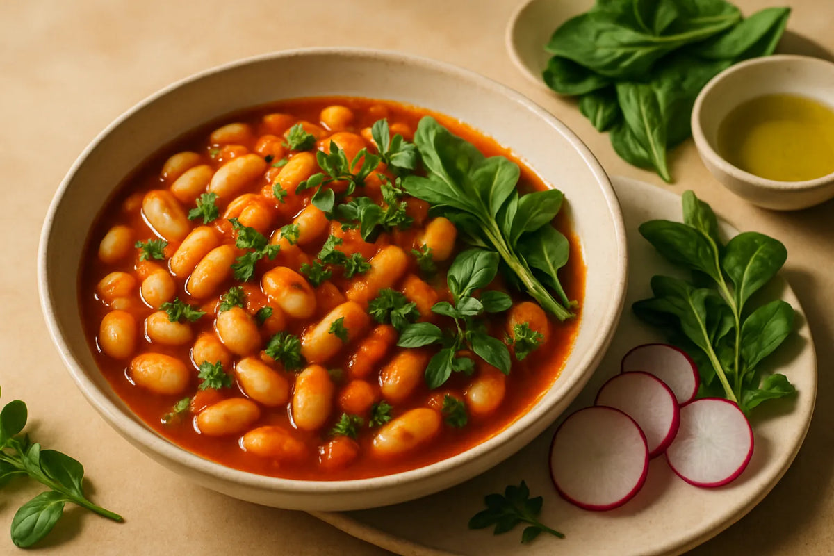 White Beans in Tomato Sauce: Gut-Friendly Fiber – InnerBuddies